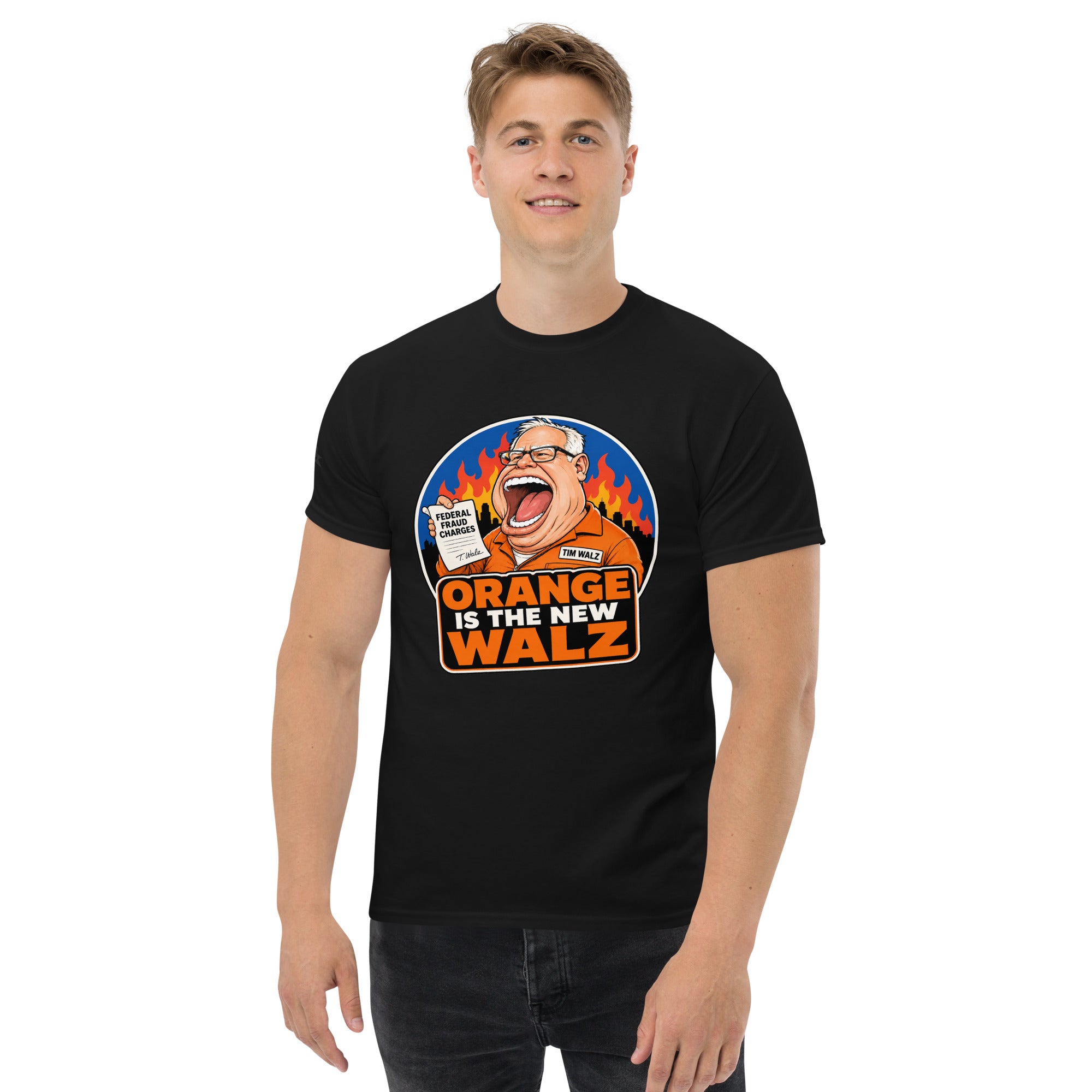 Orange is the New Walz T-shirt – Action 4 Liberty